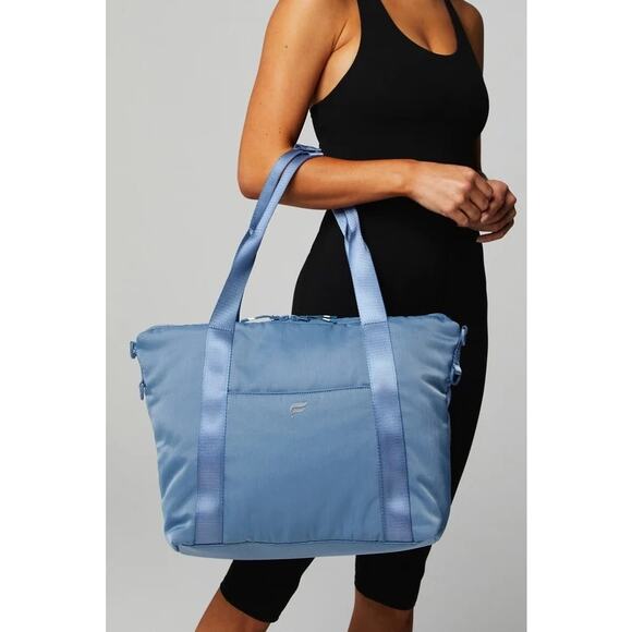 Fabletics | Bags | New Fabletics The Everyday Tote Elemental Blue Os ...